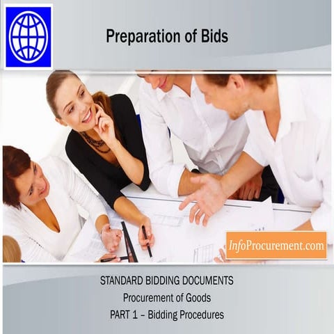 Sbd procurement of goods 3 preparation of bid | PPT