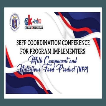 SBFP Orientation 2018 | PDF