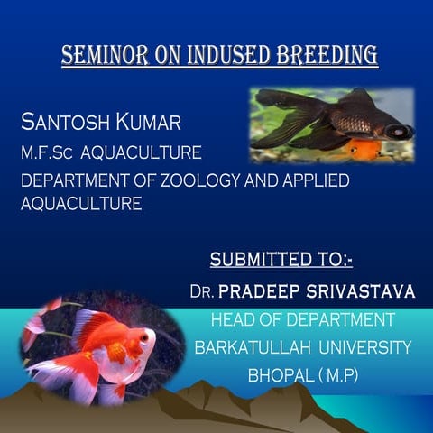 indused breeding for fish | PPT