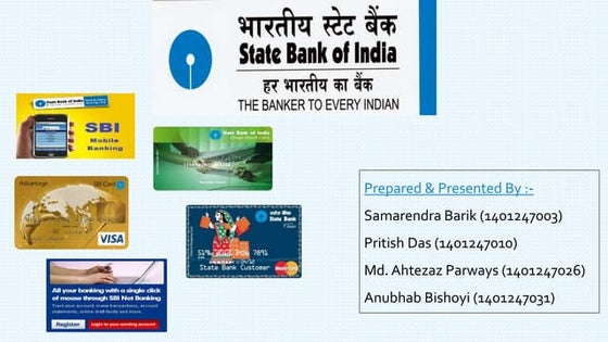 Presentation on state bank of india | PPTX