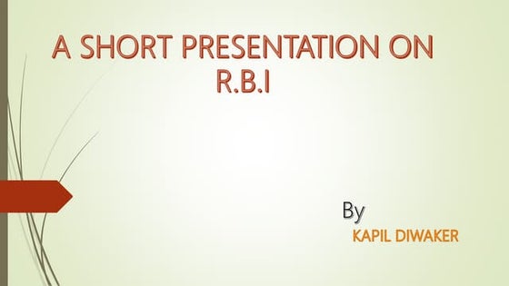 Role of RBI in Control of Credit - Economics Project Class 12 (2019-20 ...
