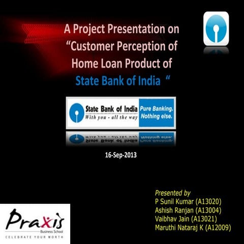 Sbi mm project-final | PPT