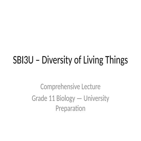 SBI3U_DiversityOfLivingThings_MASTER.pptx