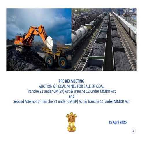 SBI Caps PPT on mining methodology in indian mining | PDF