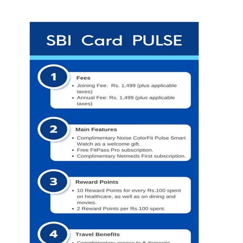 SBI Card PULSE | DOC | Credit Cards | Personal Debt