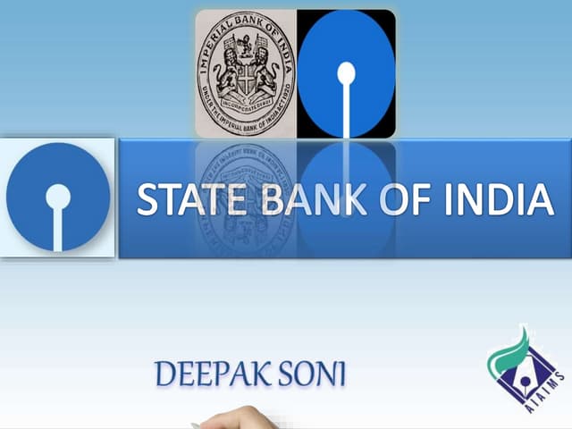 Presentation on state bank of india | PPTX