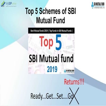 5 Best SBI Mutual Fund Schemes To Invest | PPTX
