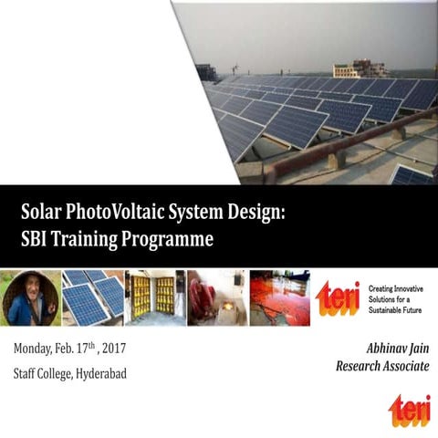 Solar PV System Designing 2017 | PPT