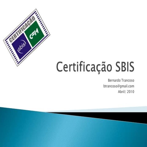 Certificação SBIS | PPTX
