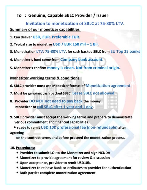 Non Recourse Project Funding at OpuFund | PDF