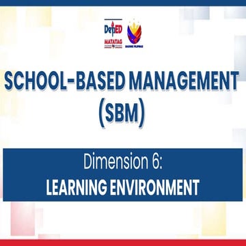SBM-Presentation-Template-Dimension 6- LEARNING ENVIRONMENT.pptx