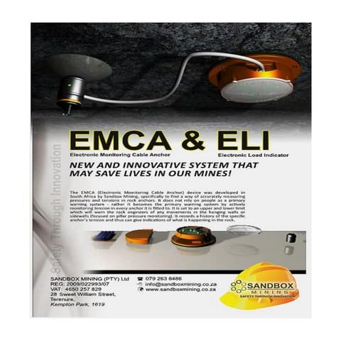 Sandbox Mining (Pty)Ltd EMCA flyer | PDF