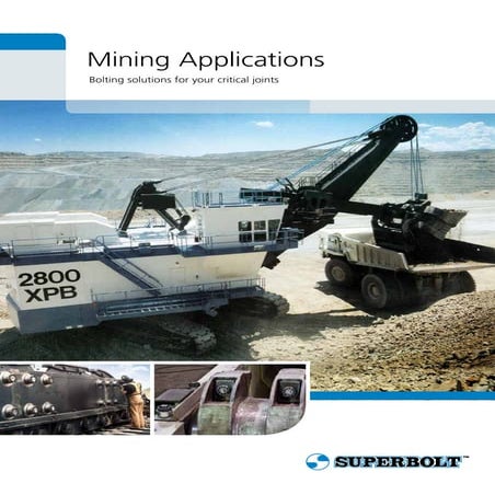 Superbolt solutions for Mining Equipment | PDF