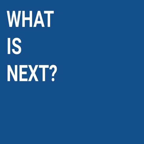 What is next? | PDF