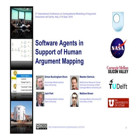 Software Agents in Support of Human Argument Mapping | PPT