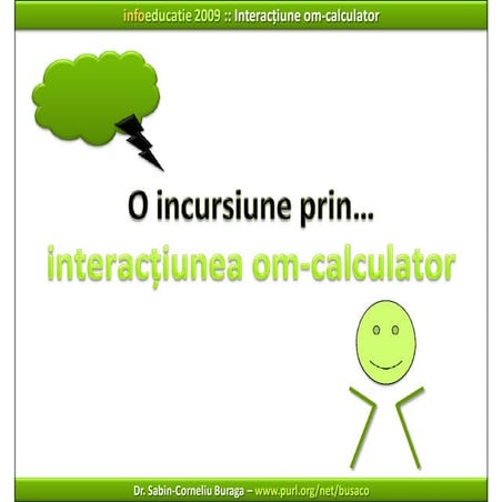 Incursiune prin... interactiunea om-calculator | PDF