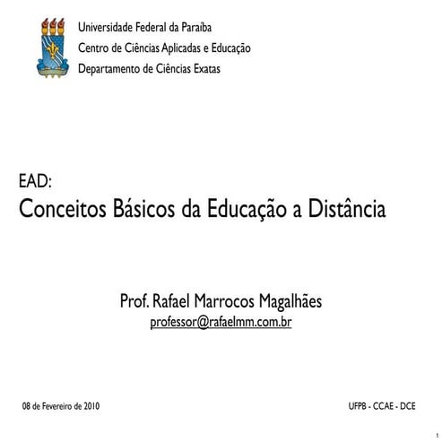 SC - EAD - SL01 - Conceitos Básicos | PDF