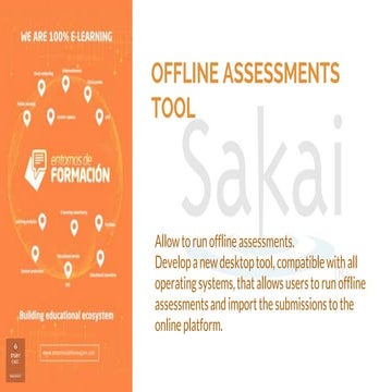 SAKAI OFFLINE ASSESSMENTS | PPT