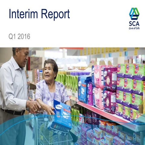 SCA Presentation Q1 report 2016 | PPT