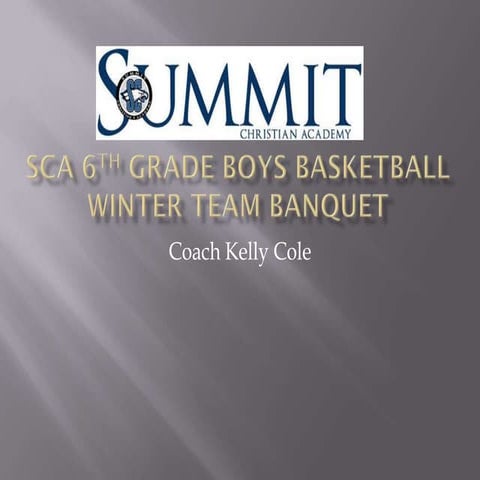 Sca 6th grade boys basketball winter team banque t | PPT