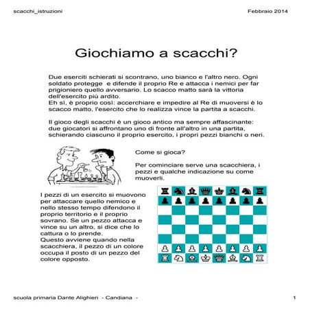 Scacchi istruzioni | PDF