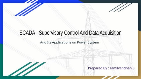 Introduction to SCADA | PPTX | Operating Systems | Computer Software and Applications