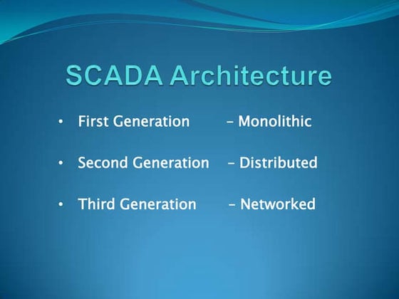 Introduction to SCADA | PPT
