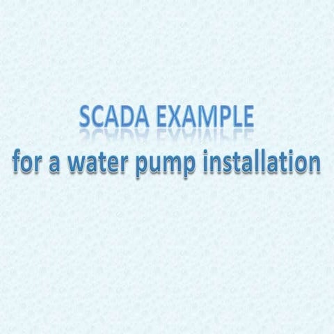 Scada Example | PPT