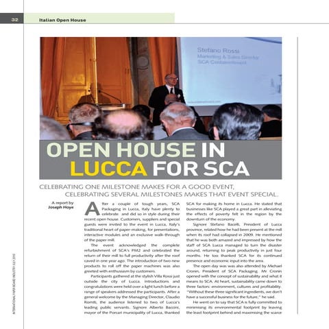 Sca Event In Lucca | PDF