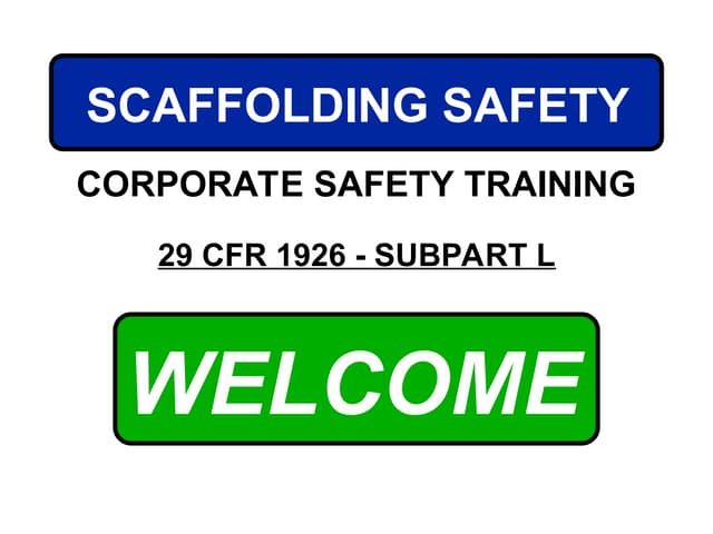Scaffold Safe Work Method Statement Pdf 9396