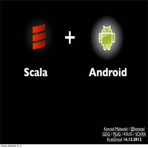 Krakdroid Scala On Android Pdf Programming Languages Computing