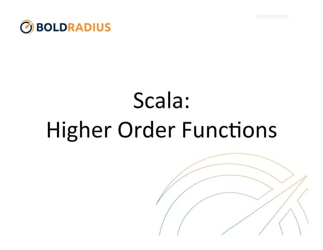 How To Use Higher Order Functions In Scala Ppt 7510