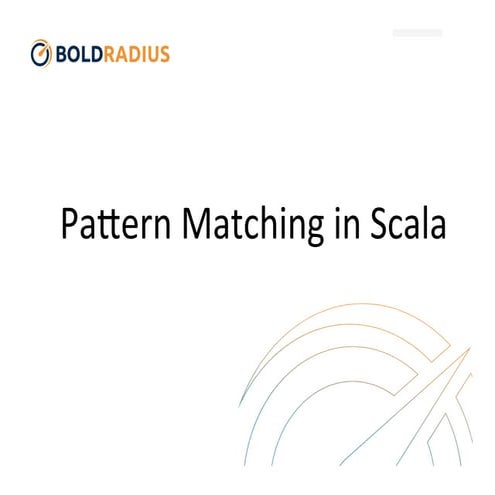 Pattern Matching In Scala 