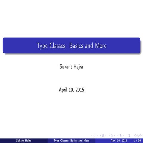 Scala Type Classes Basics And More Ppt