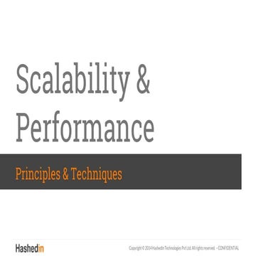 Scalability and Performance | PPTX