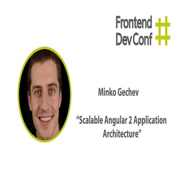 Scalable Angular 2 Application Architecture Ppt 3418