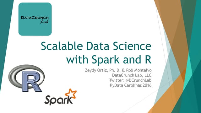 Scalable Data Science With Spark And R Ppt