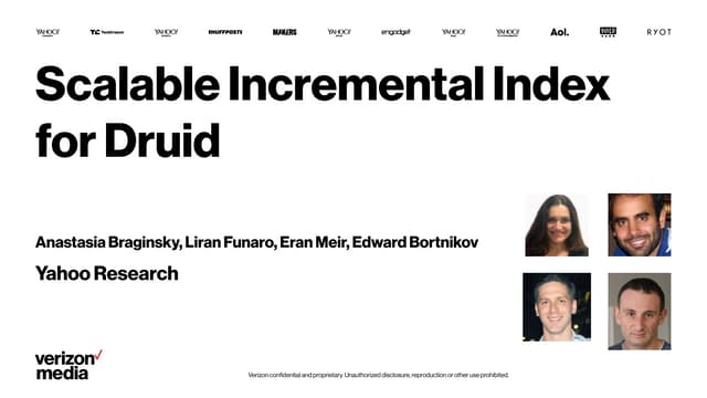 Scalable Incremental Index For Druid Ppt
