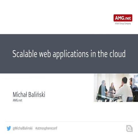 Scalable web applications in the cloud | PDF