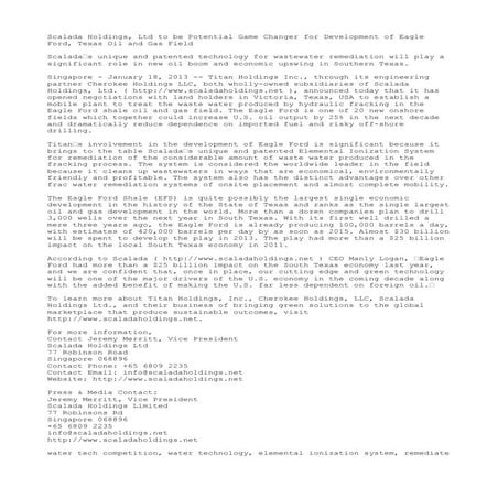 Executive Interview - Brian Klink of Hydrodec | PDF