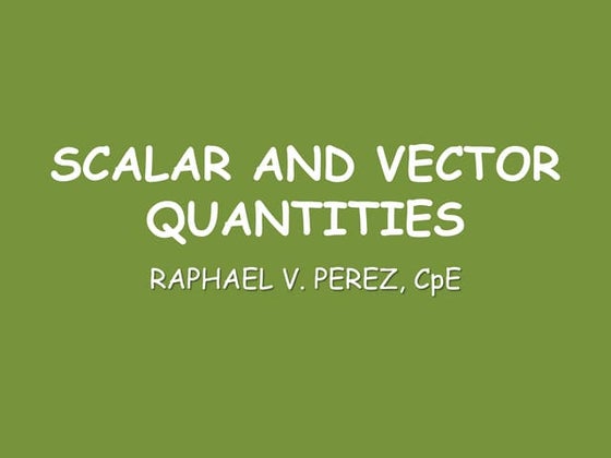VECTOR ADDITION USING LAWS OF SINE AND COSINE | PPTX | Physics | Science