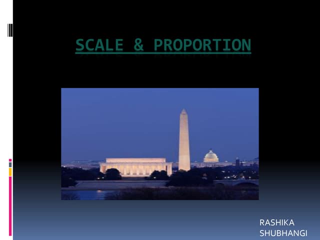 Scale & Proportion | PDF