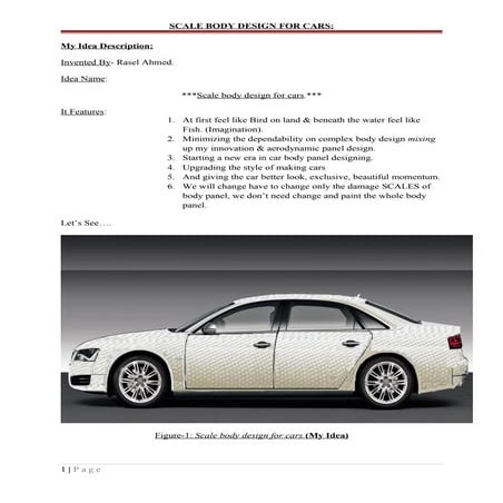 Scale body design for cars | PDF