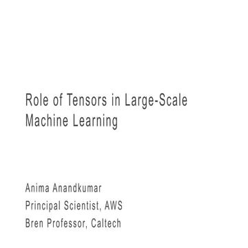 Role of Tensors in Machine Learning | PPTX | Programming Languages ...
