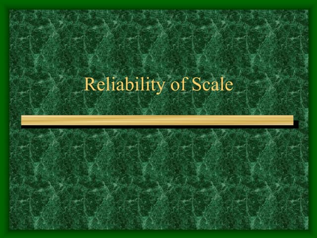 Reliability.pptx