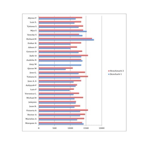 Scaled math benchmark | DOCX