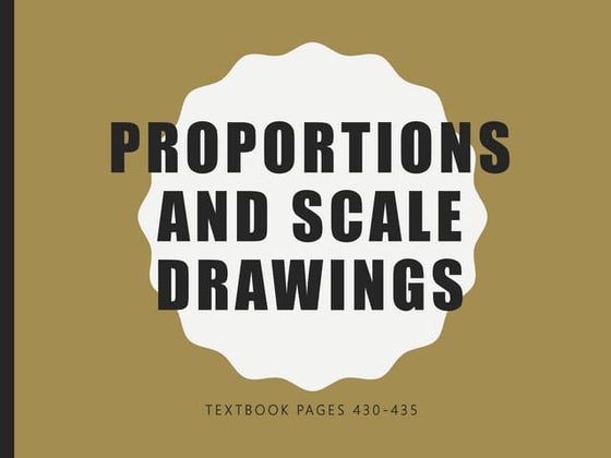 Scale drawings-and-scale-models-ppt | PPT