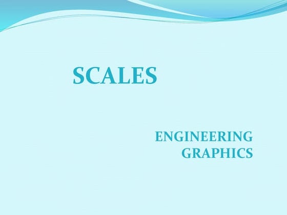 Plain scale and Diagonal Scale Engineering Graphics | PPT