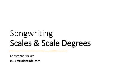 Major Scales, Minor Scales and Key Signatures | PPTX | Classical Music ...