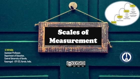 Scales of measurement | PPTX | Science